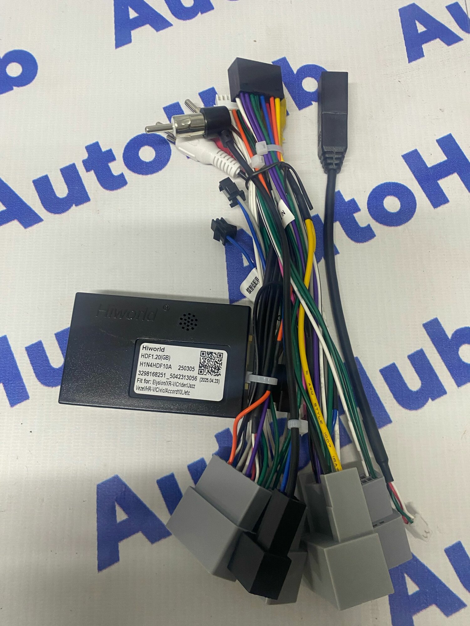 Провода и разъёмы ISO с CanBus для подключения Android магнитолы (16-pin) HONDA 2012-2021