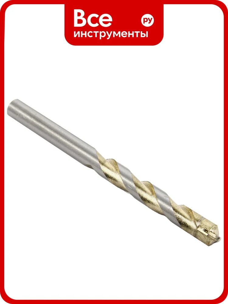 Сверло по камню Flex 202-305 DR CR (10х72х120 мм; DIN8039; HRC-88-89) HAMMER 30815