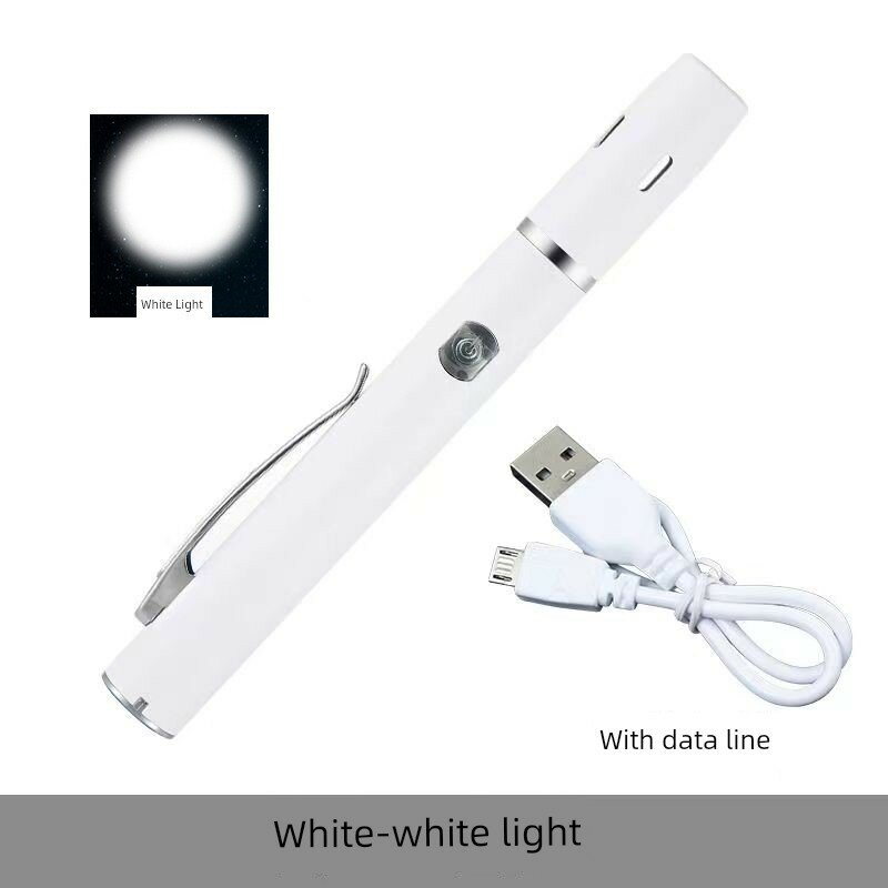 USB-фонарик для осмотра полости рта, носа и горла, фонарик для утреннего осмотра, мини-фонарик с регулировкой яркости