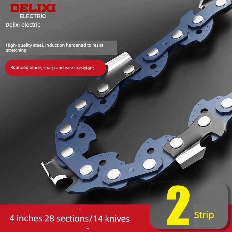 Цепь для электрической цепной пилы Delixi, 6-дюймовая, 8-дюймовая, 10-дюймовая, универсальная цепная пила 12inch 16inch