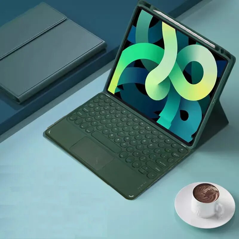 Чехол для Vivo Pad Air 11.5 дюймов с клавиатурой Синий, Vivo Pad Air 11.5, Dark green