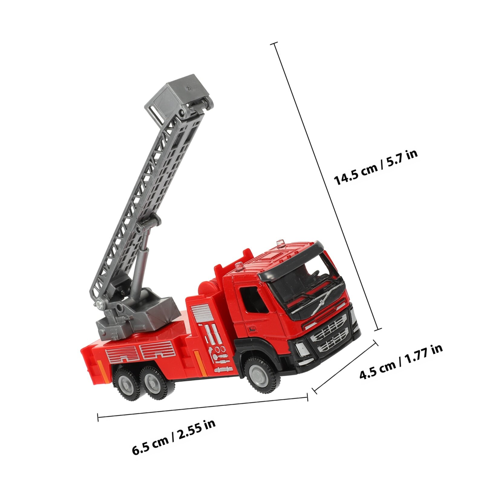 Игровой Автомобиль Пожарная Машина Для Детей Игрушка Красного Цвета 14 5X6 5X4 5CM