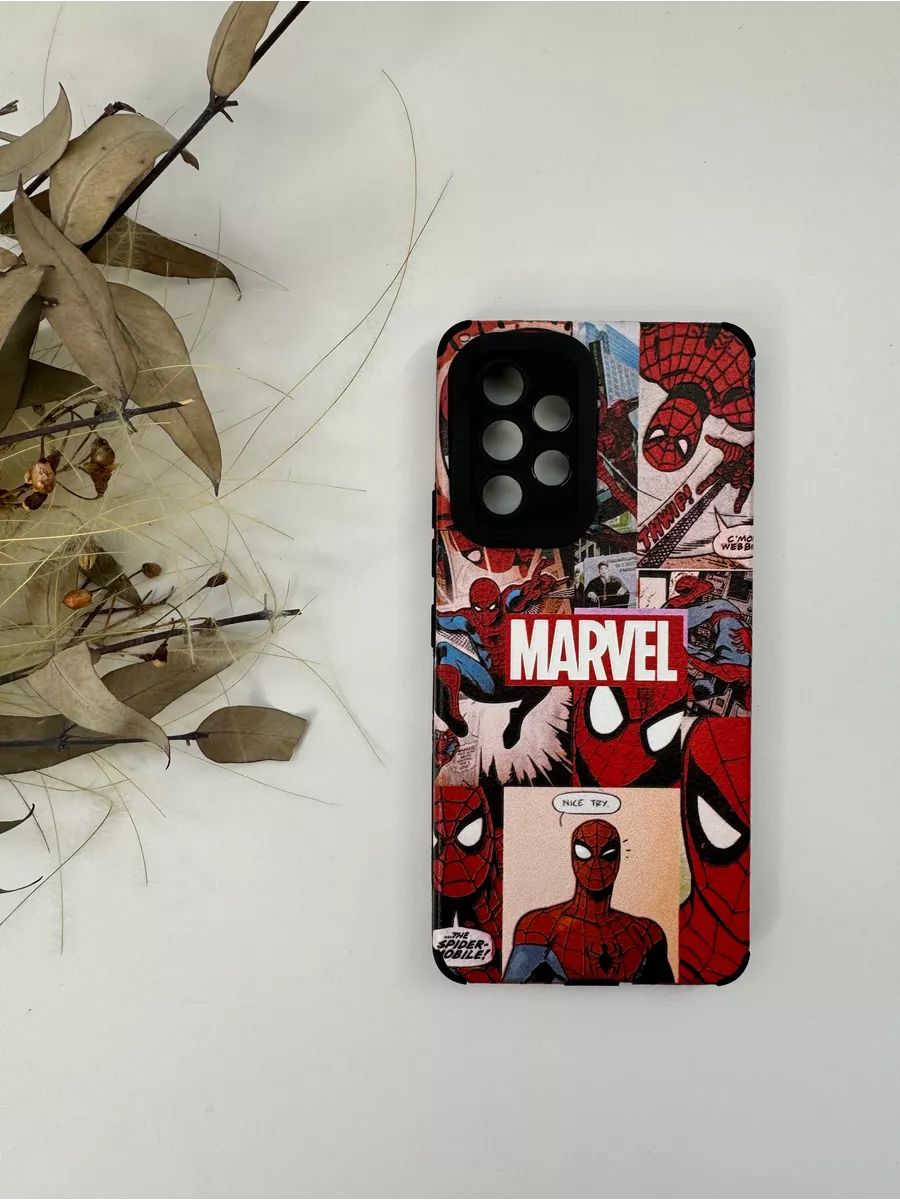Чехол-Накладка для смартфона Samsung Galaxy A52, материал силикон, цвет красный