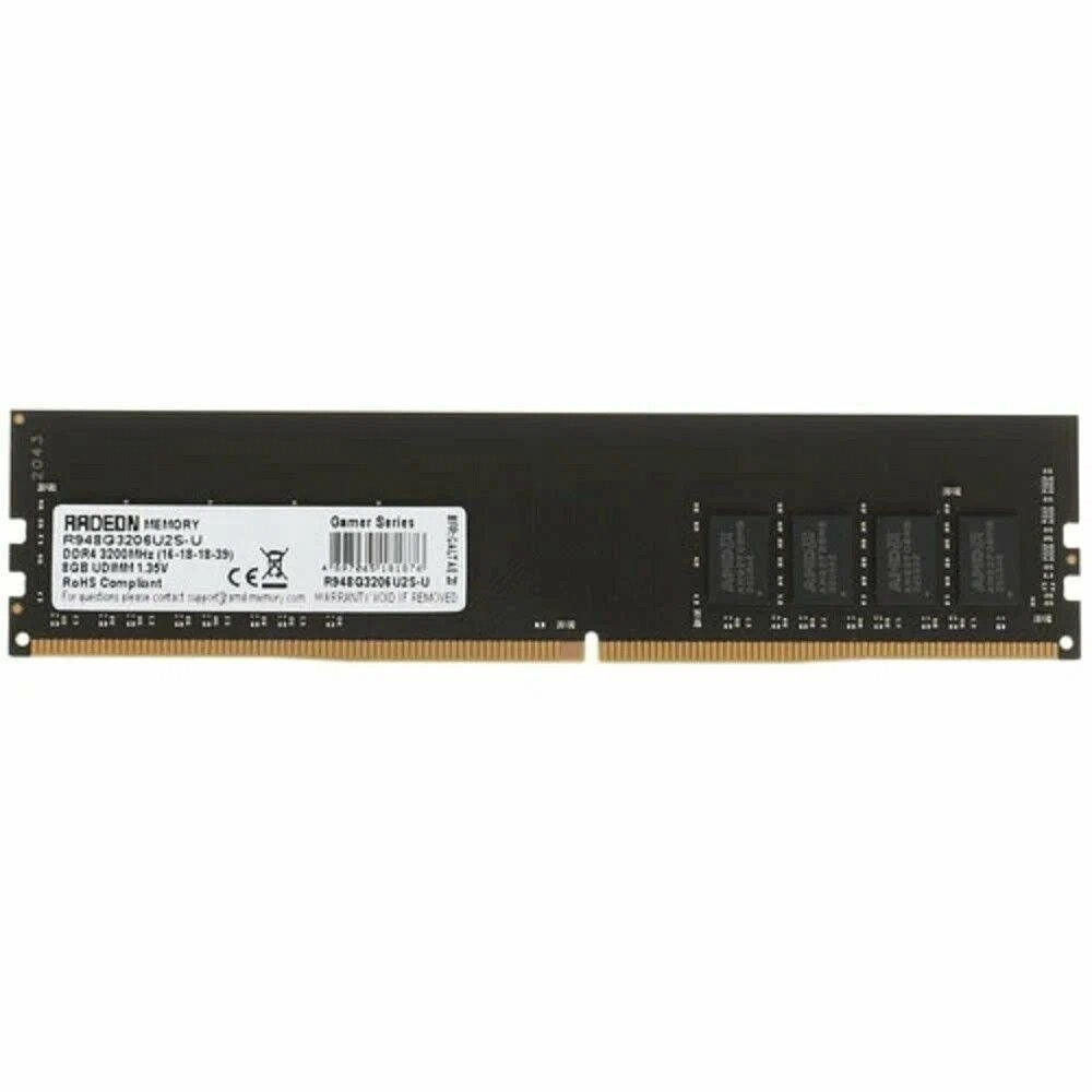 DDR4 3200 8gb AMD Radeon R9 Gamer Series OEM CL16 R948G3206U2S-U