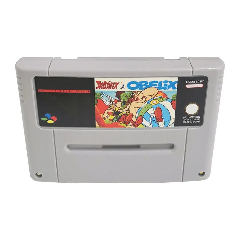Игровой картридж Asterix & Obelix Classic Card для SNES Super Famicom