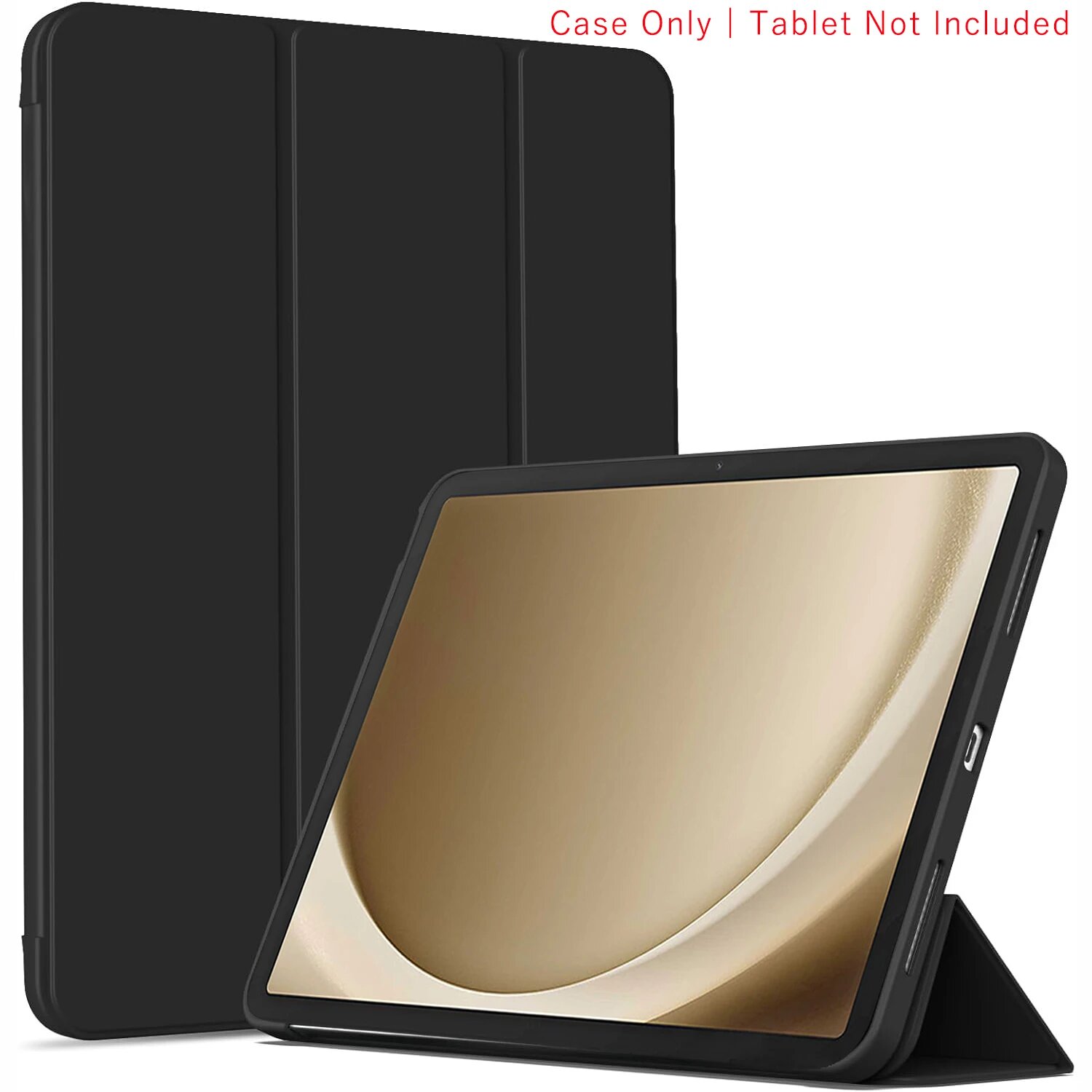 Чехол-книжка QIJUN для Samsung Galaxy Tab A11 Plus 11" Черный, YT Black