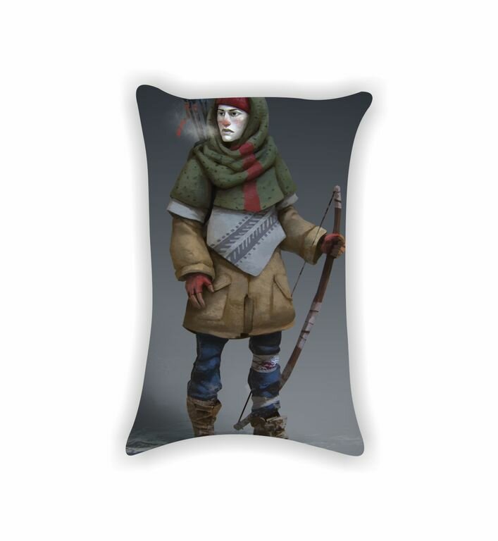 Подушка The Long Dark, Лонг Дарк №4, картинка с двух сторон