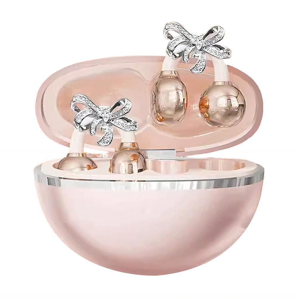 Star Ring Наушники с блютуз и зарядным кейсом, открытого типа, чёрные