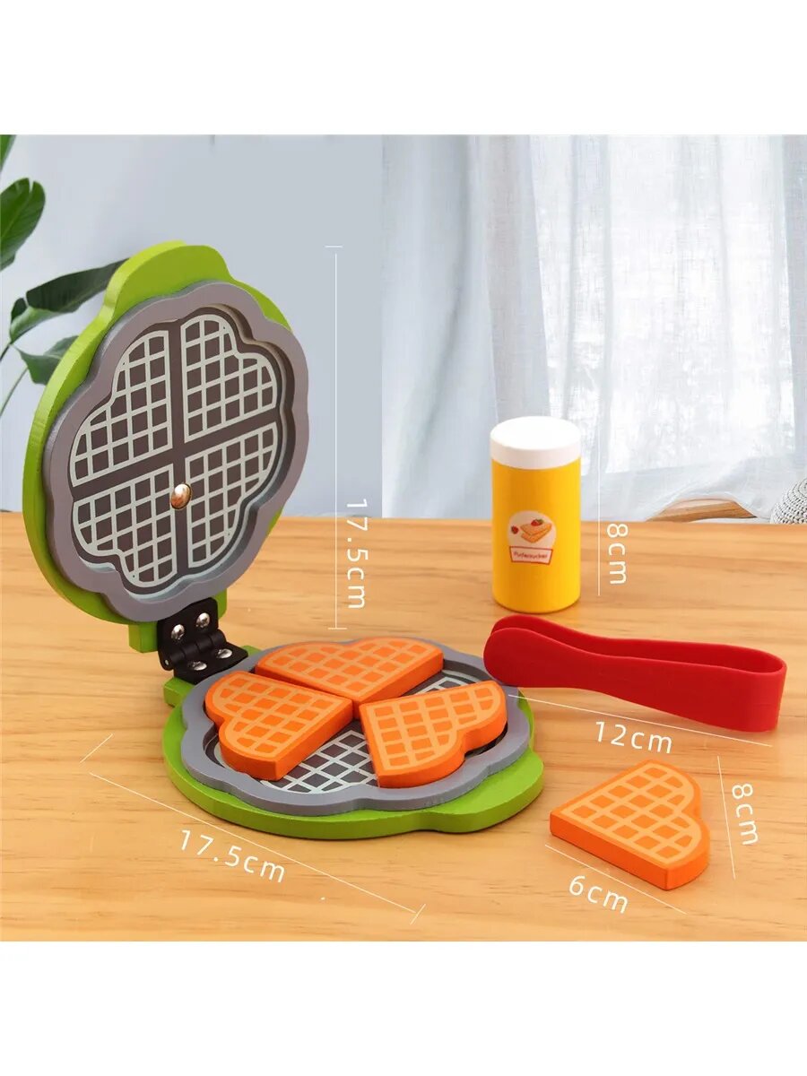 Деревянная детская кухня игровой набор кулинара игрушка