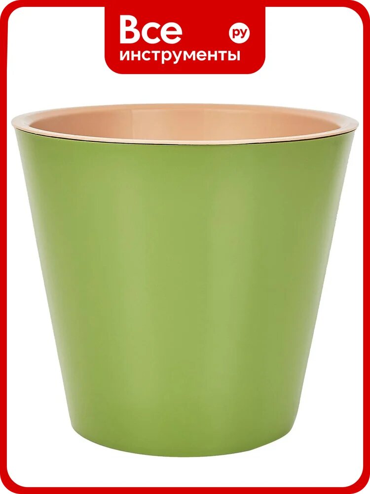 Горшок для цветов Ingreen London, 10.5 л, оливковый 272754