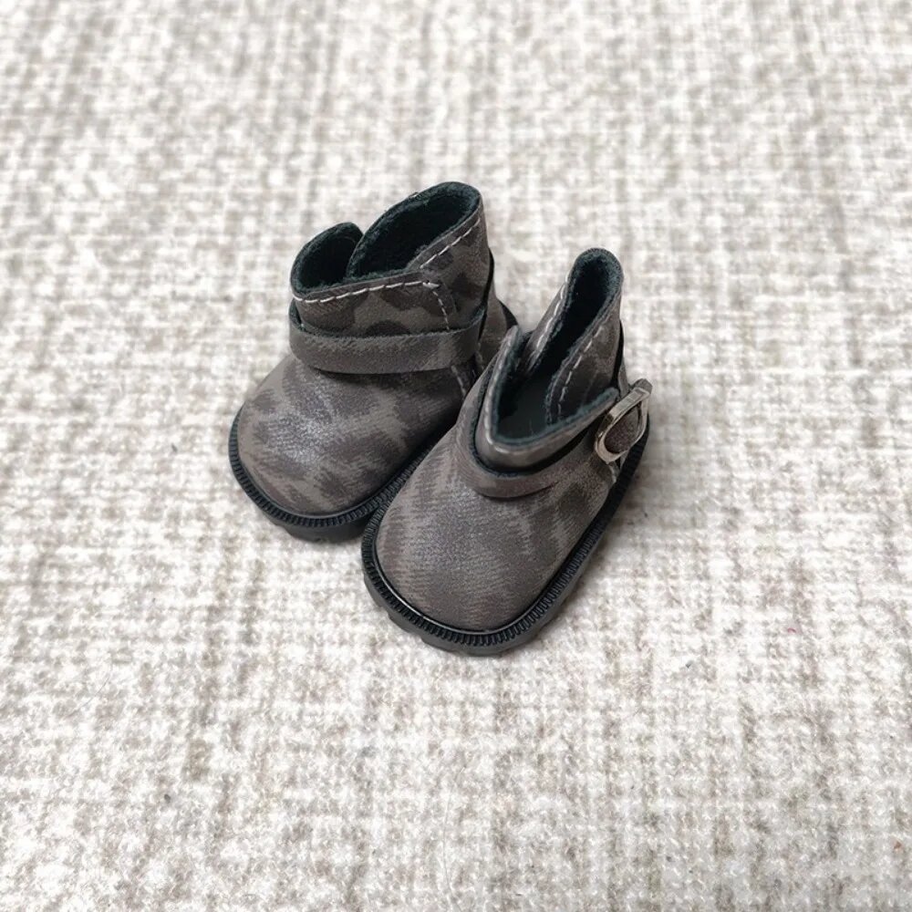 Кукольные ботинки из ПУ, 20 см Grey