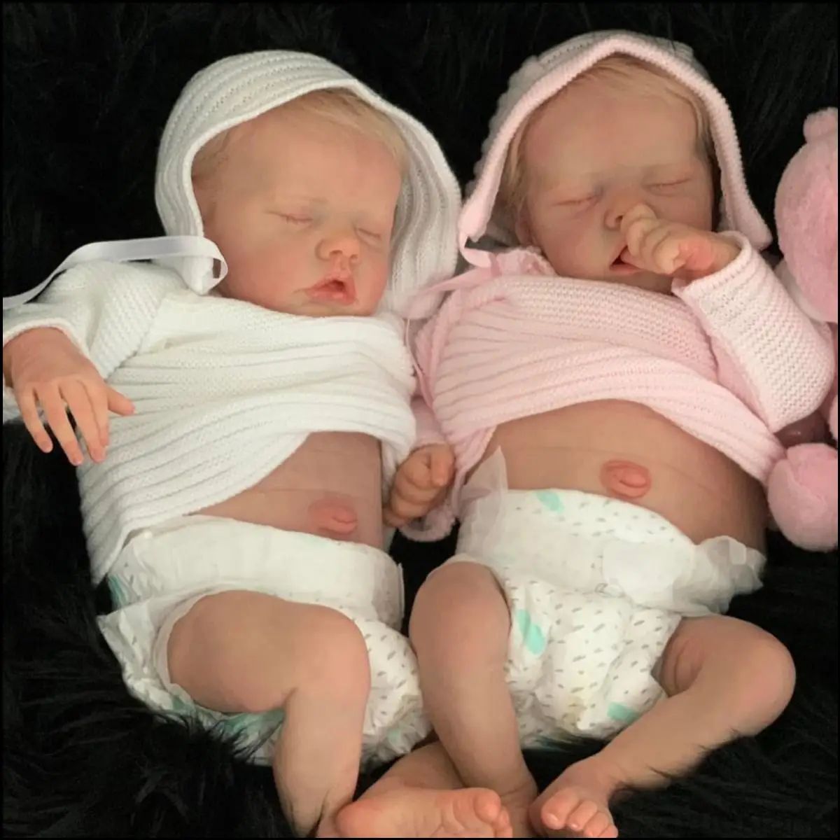 Качественный набор премиумкукол TWIN A B, 48 см yuexiang