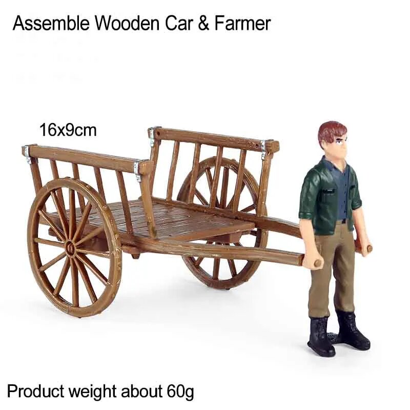 Модель фермы Oenux Wooden Car Farmer