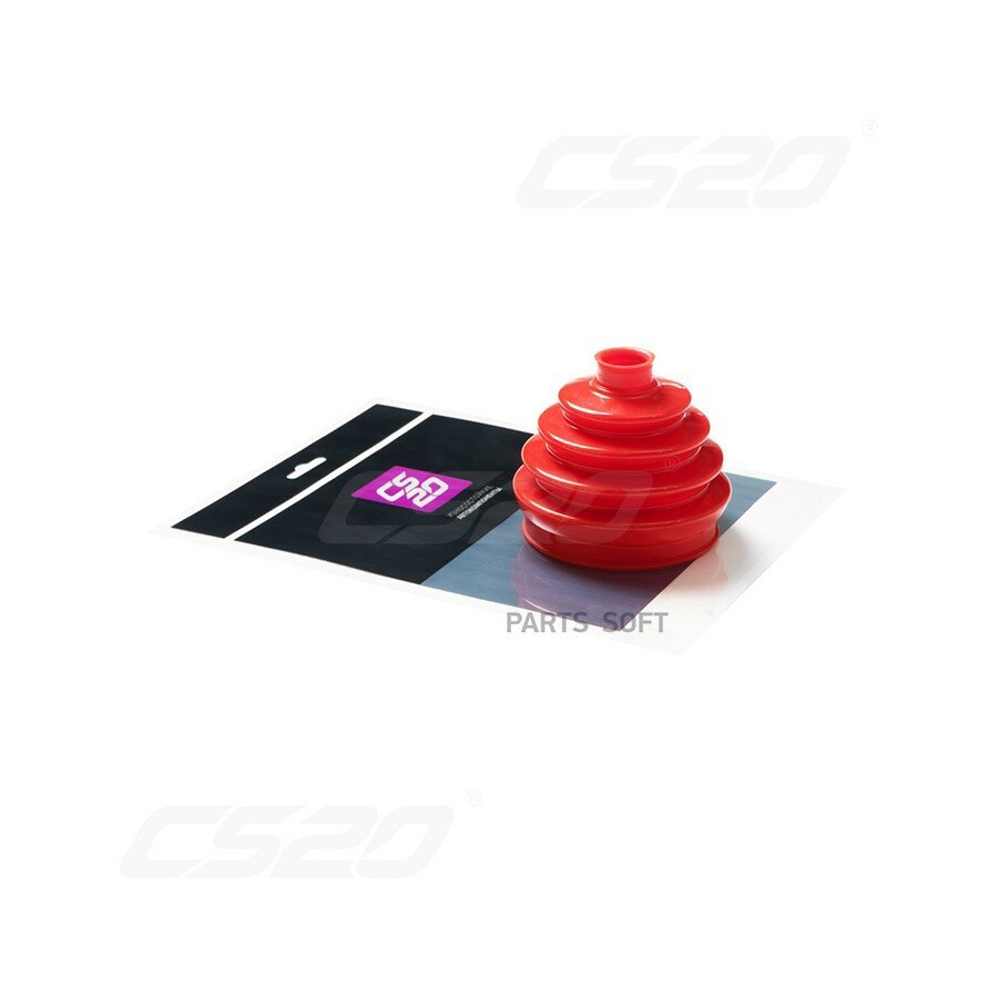 Пыльник ШРУС внутренний для а/м ВАЗ 2121 силикон красный Drive CS-20 CS20 07557 | цена за 1 шт