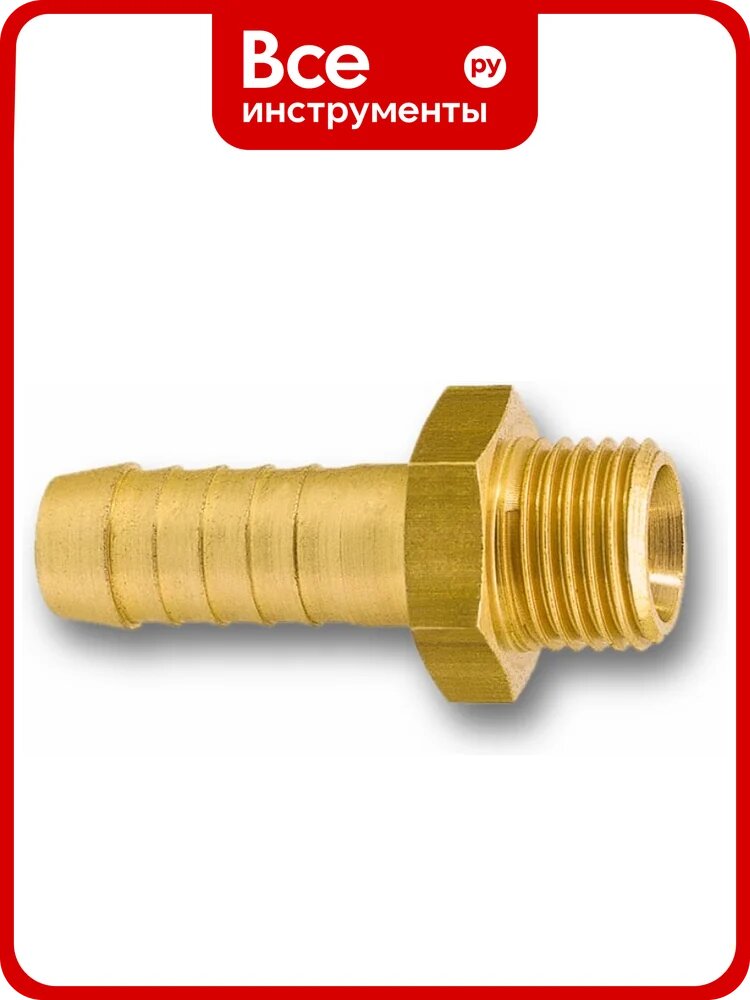 Штуцер LÜDECKE LUDECKE 3/8" под шланг 13 мм T 3813 M В0000000200264