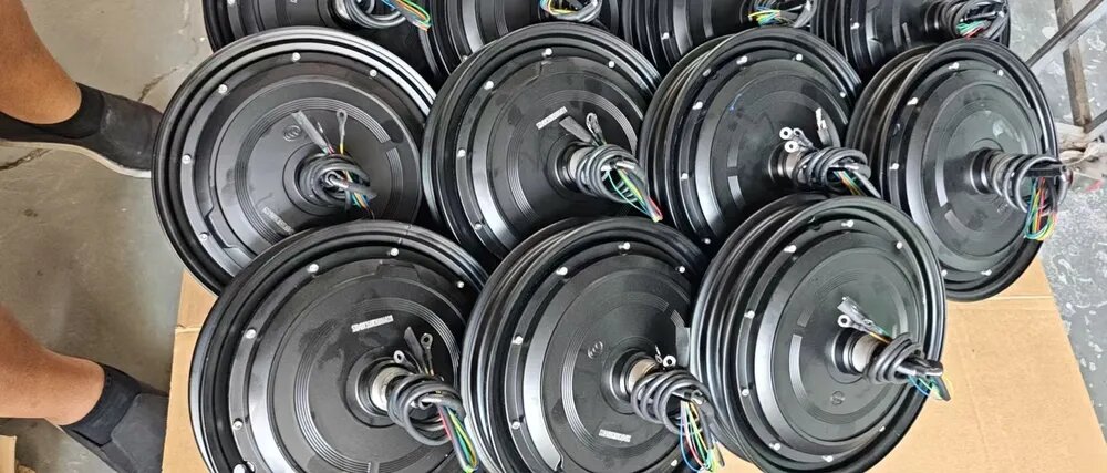Мотор колесо 350w 14" на электробайк sk8 и Колхозник с барабаном.