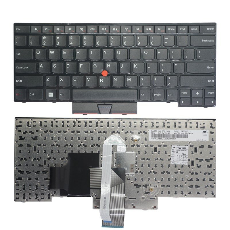 Клавиатура для ноутбука Lenovo S430 и E430S с указателем (pointing stick) для точного соответствия