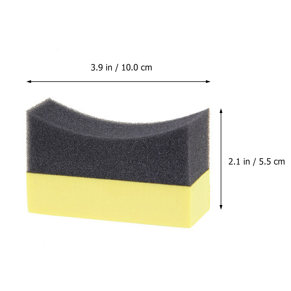 Губка Для Мытья Авто Антицарапинная Пенящаяся Размер 10X5.5Cm