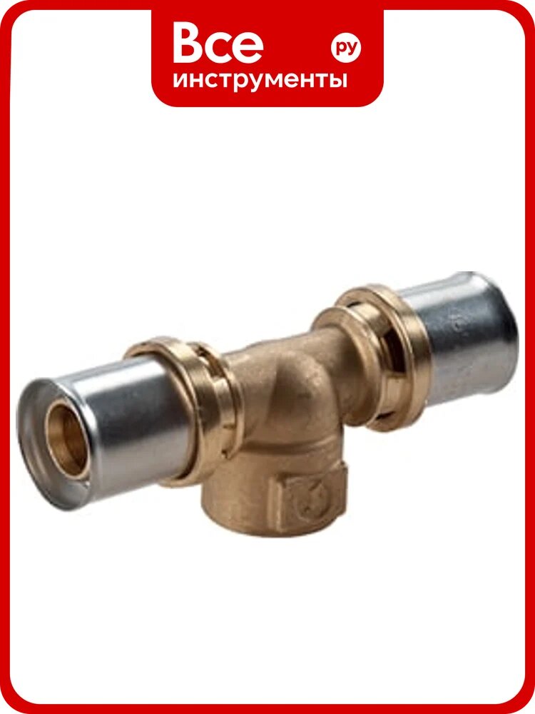 Тройник Giacomini МП/PE-X латунь пресс RM154 Дн 32х3/4х32 ВР RM154Y050 127-5343