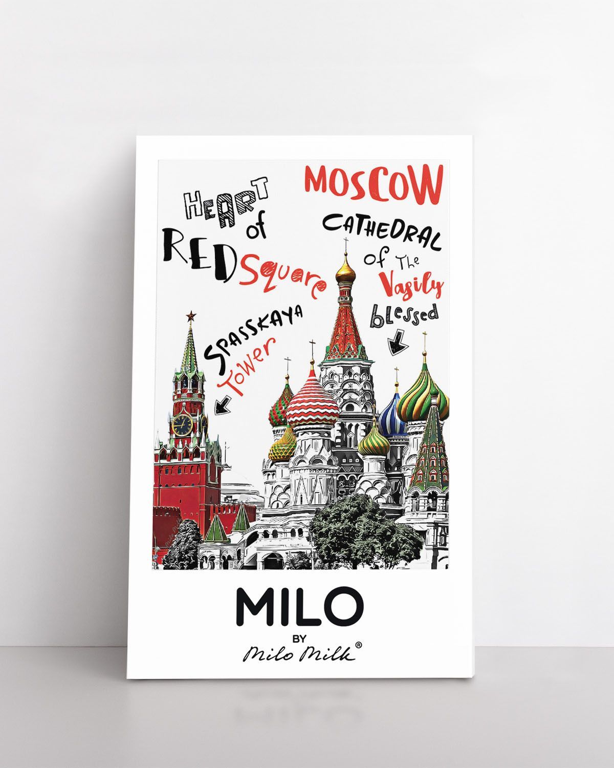 Сувенирный магнит Москва / Moscow "Храм на Красной площади"