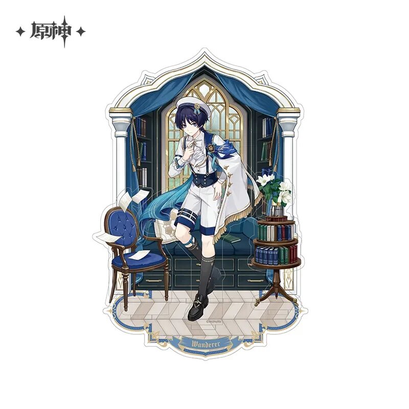 Подставка для коктейля Genshin Impact Wanderer из акрила MiHoYo 3 Acrylic Stand