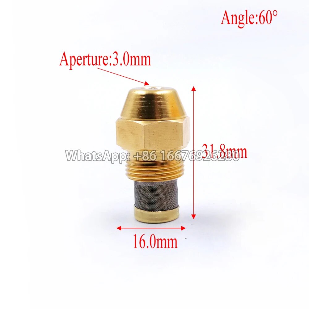 Латунный распылитель 60degree, 3.0GPH