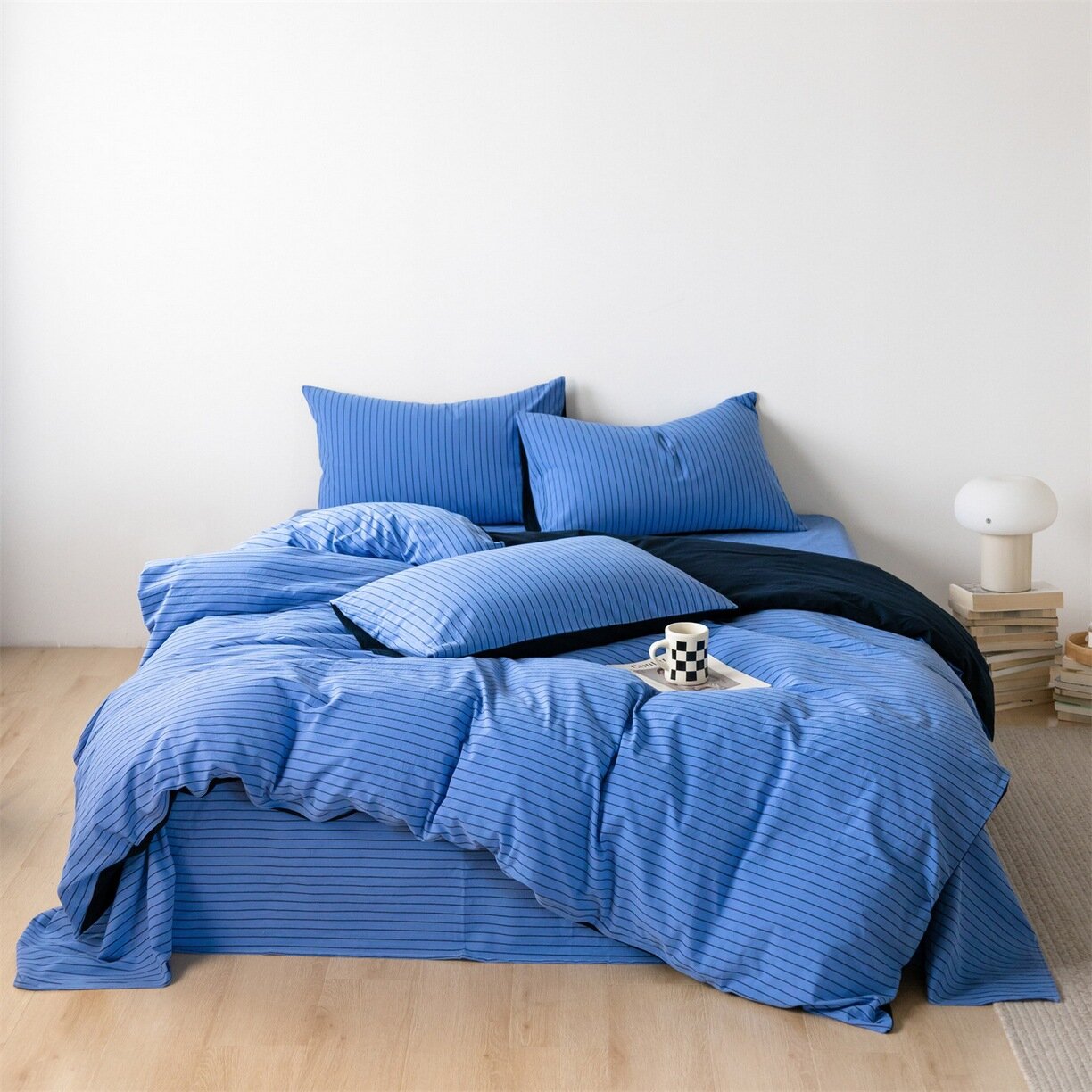 Постельное белье 2-спальное из 100% хлопка MUJI, 200×230 см и 220×240 см