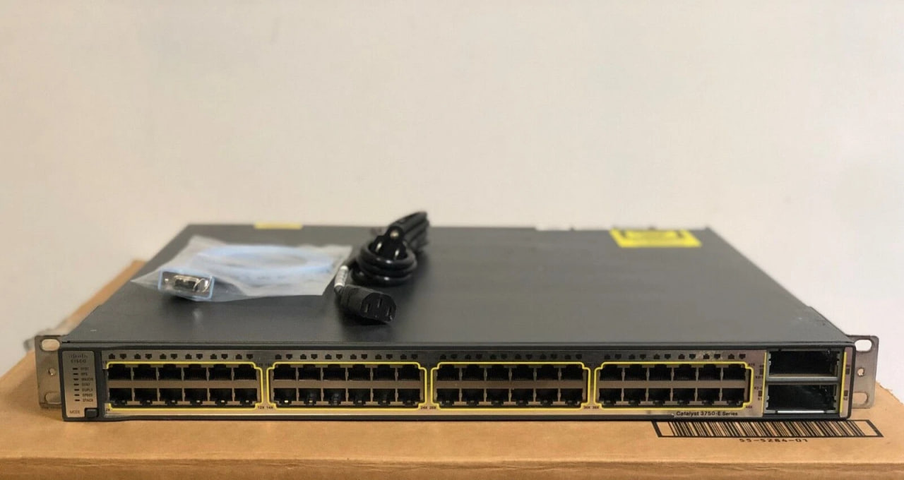 Коммутатор Cisco WS-C3750E-48TD-S