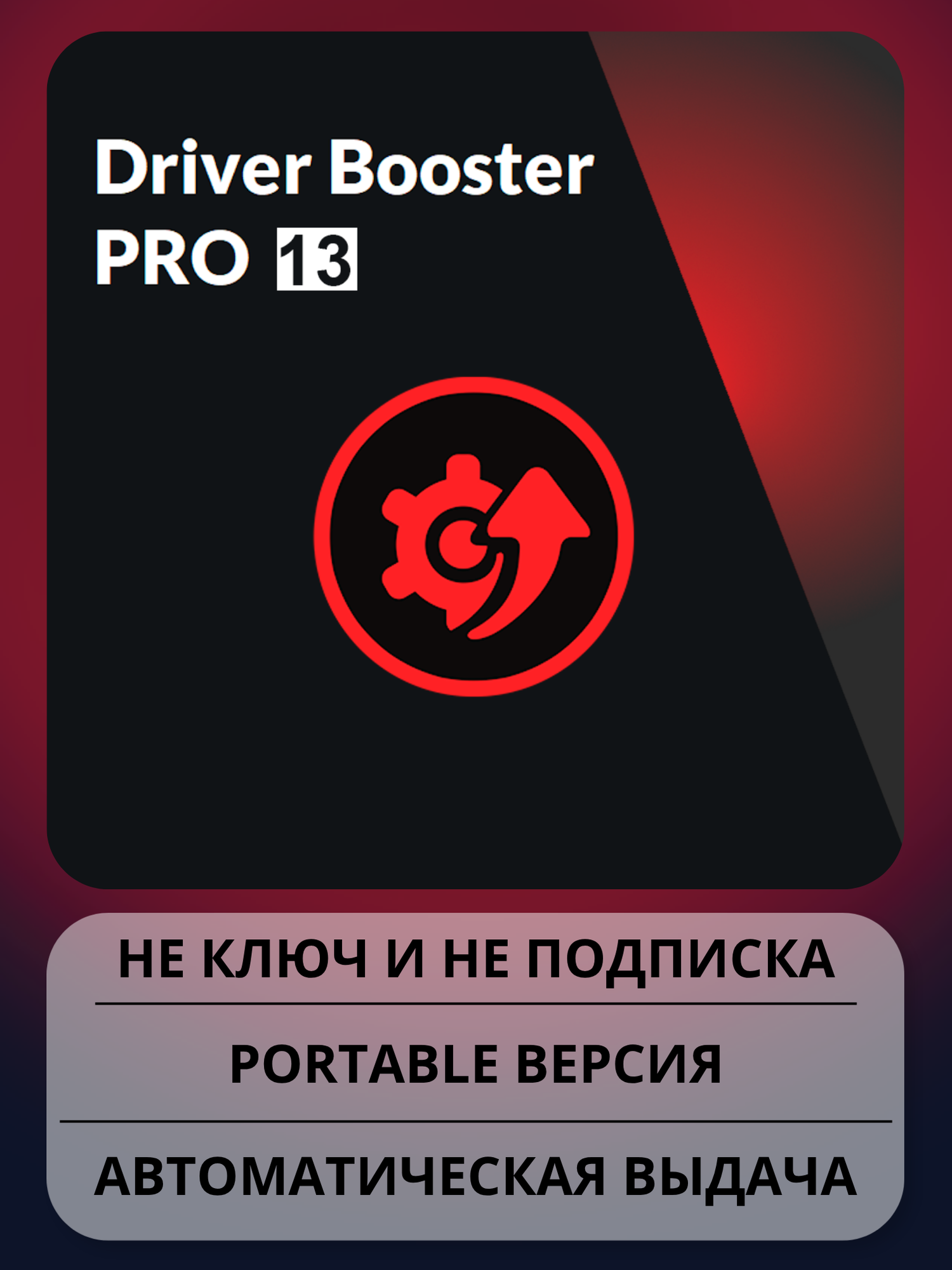 Driver Booster 13 Pro для ПК Windows | Portable | Не ключ и не подписка | Бессрочный