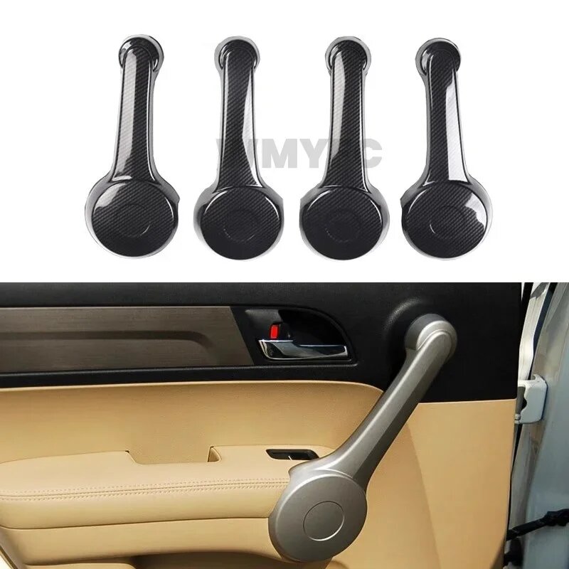 Углеродное волокно, пластик, стиль углеродного волокна, door armrest 07-09, left-hand drive