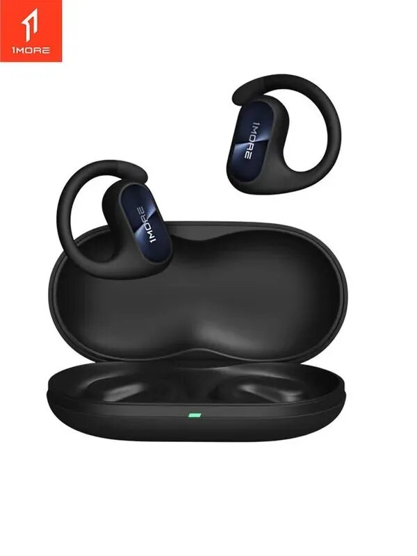 1MORE Наушники беспроводные с микрофоном, черный матовый, True Wireless