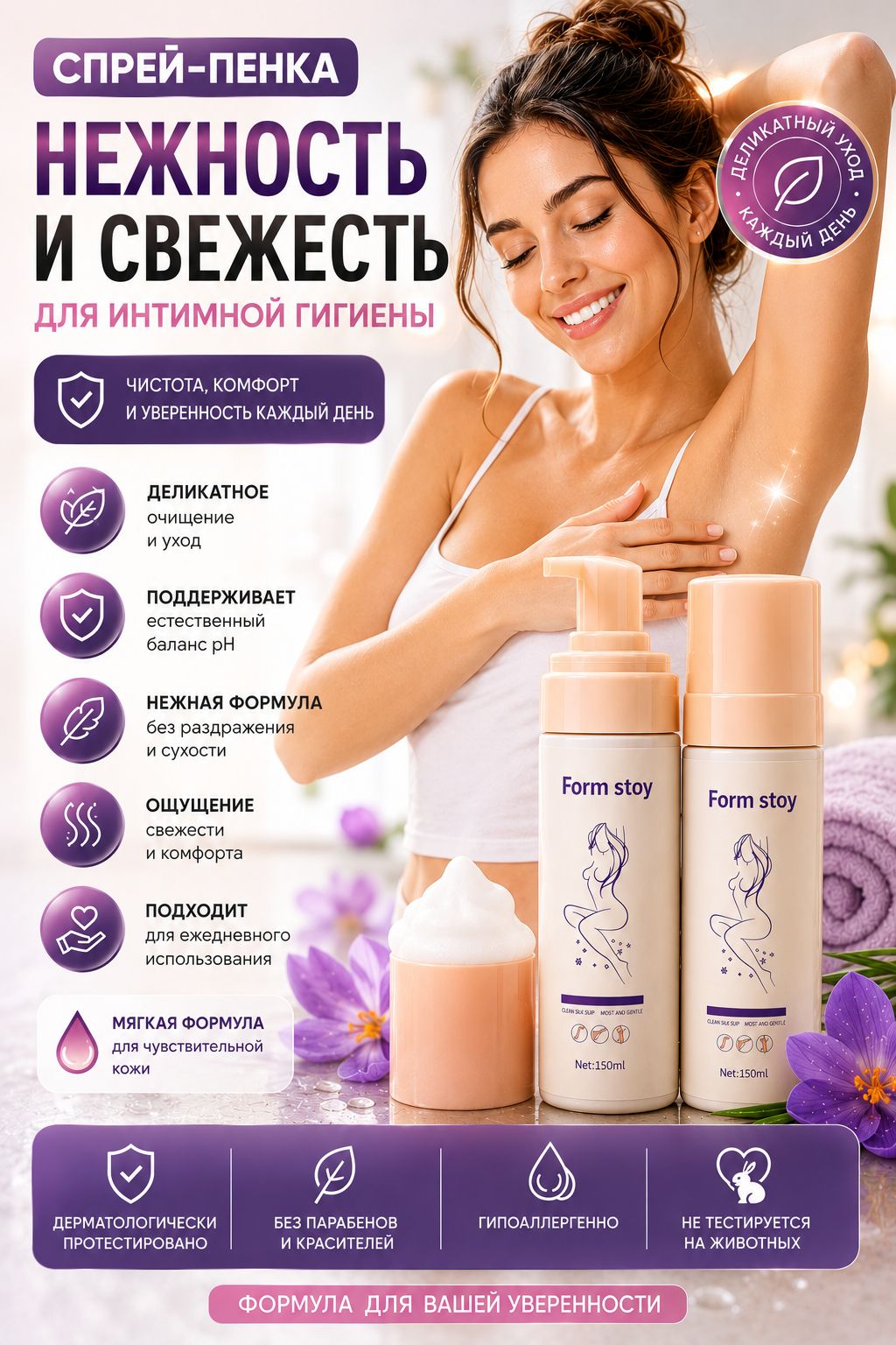 Пенка-Мус для депиляции