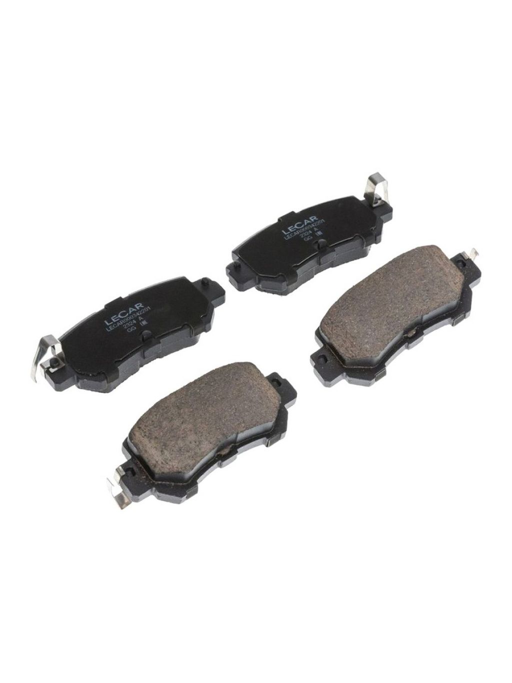 Колодки тормозные дисковые задние т/с Akebono LECAR LECAR000342201