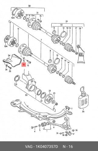 Пластина, Подкладочная Audi A3 2016-2017 (VAG 1K0407357D)