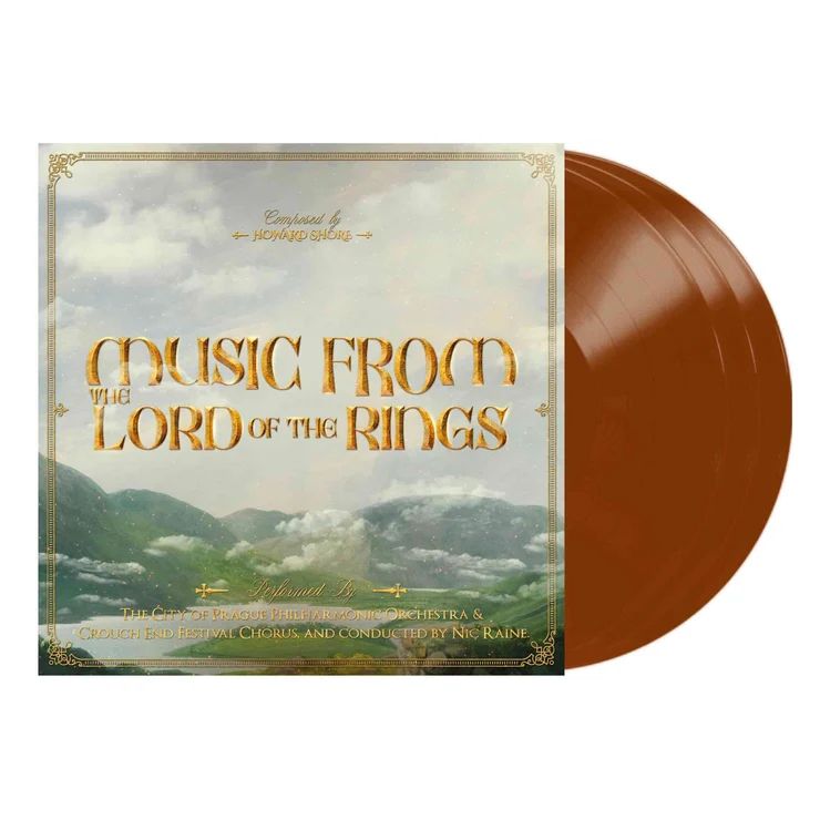 Виниловая пластинка Crouch End Festival Chorus - Music From The Lord Of The Rings Trilogy 3 x Vinyl, Brown Classical