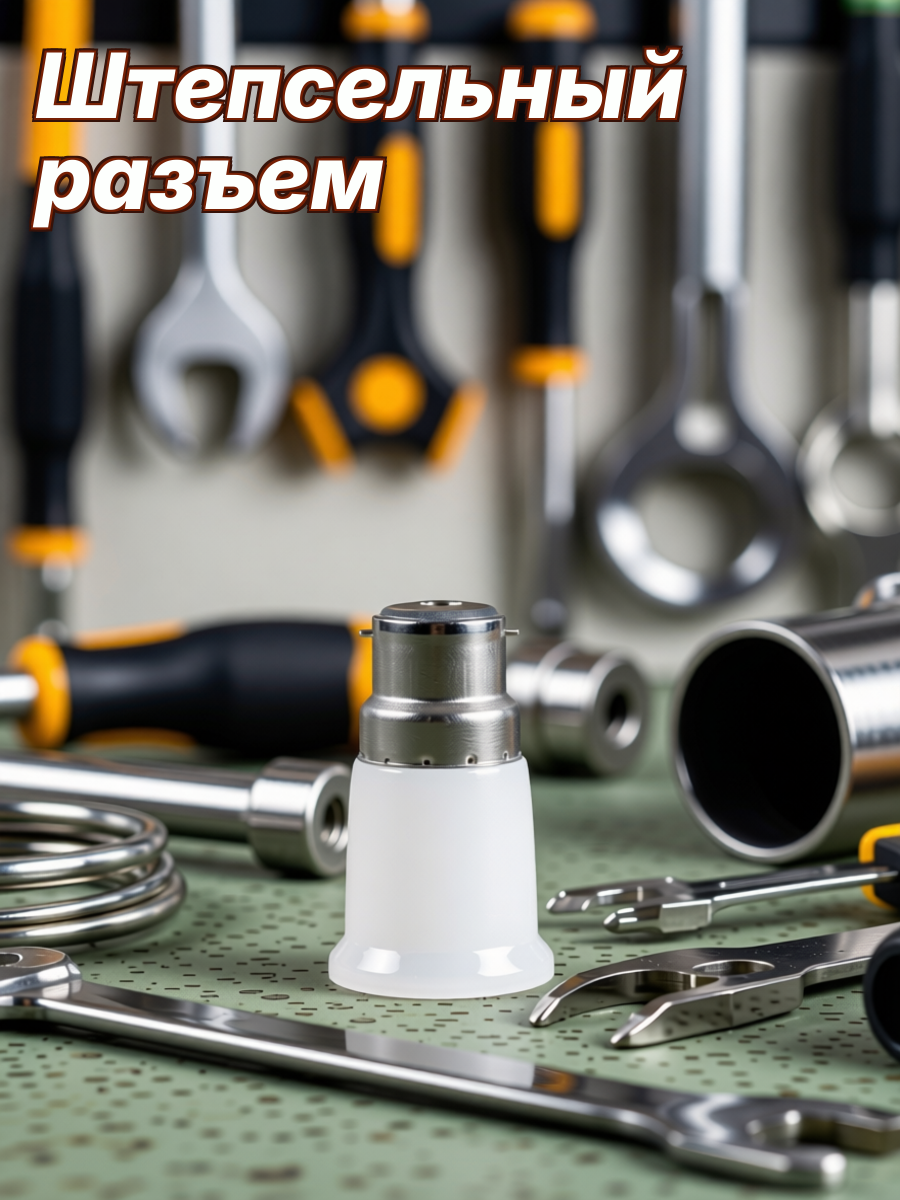 Адаптер Розетки Для Лампочек Versatile B22 В E27 Держатель Лампы 8 Шт 6.10X3.50X3.50Cm