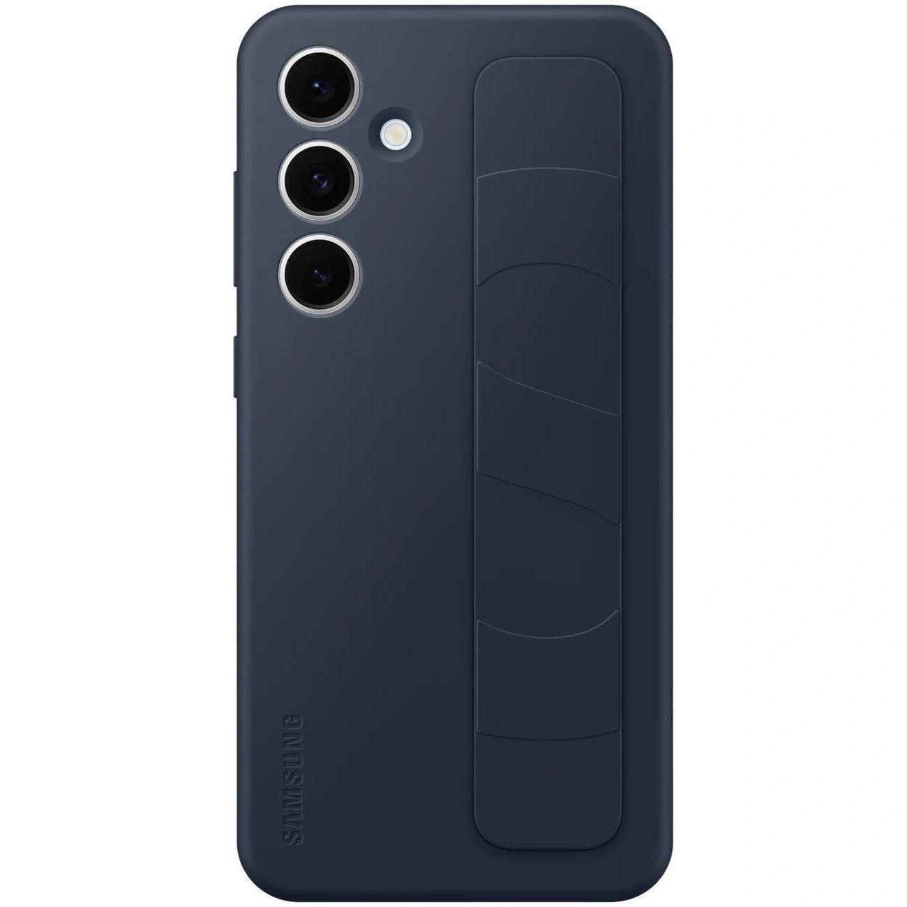 Чехол Samsung Standing Grip Case S24 FE иссиня-черный
