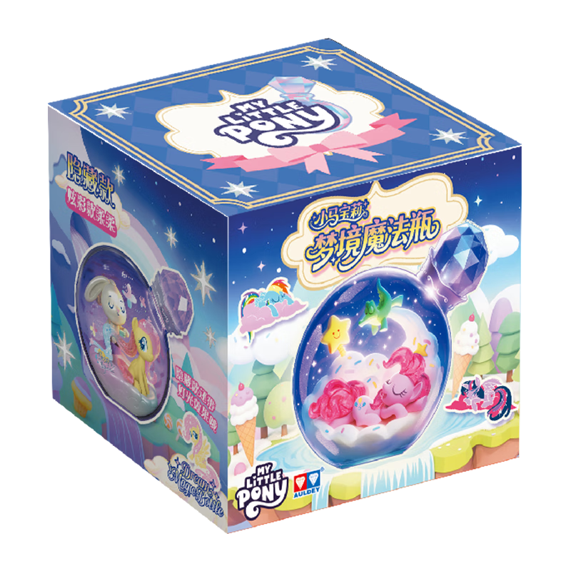 AULDEY My Little Pony Dream Bottle Blind Box Коллекционная фигурка Форма：Слепой ящик с мечтой Маленькой Лошадки