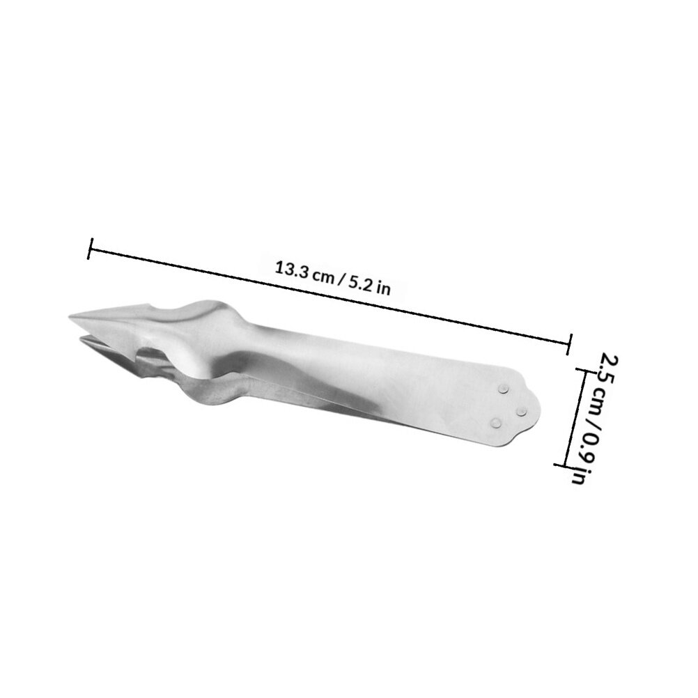 Набор Из 10 Штук Инструмент Для Чистки Ананаса Серебристый Размер 13.3X2.5CM