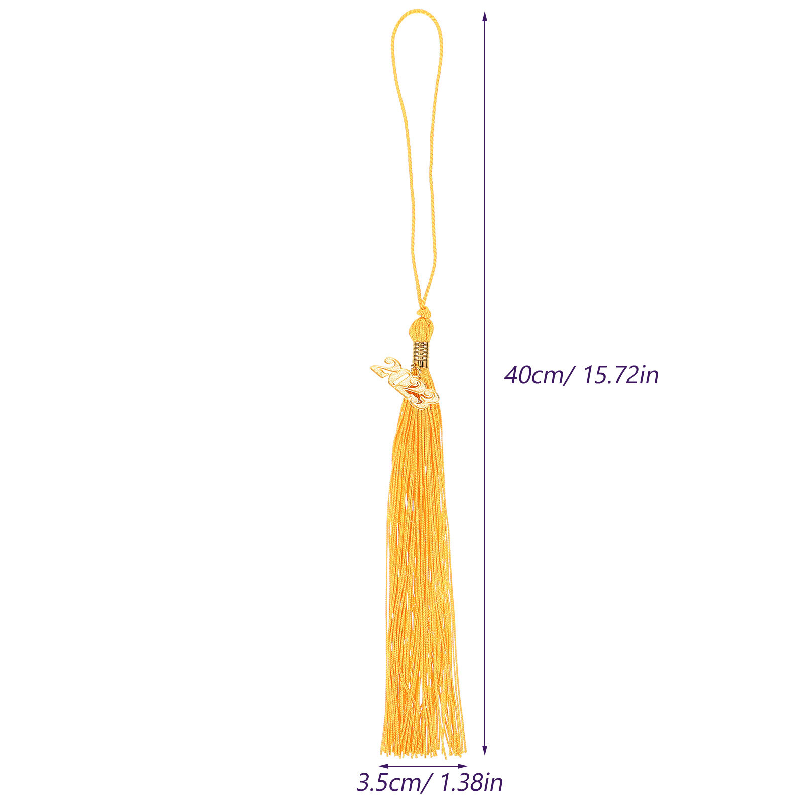 4 Пcs Tassel Для Выпускного 40cm Золотой Цвет Декоративный Подвес Из Полиэстера Для Одежды И Аксессуаров