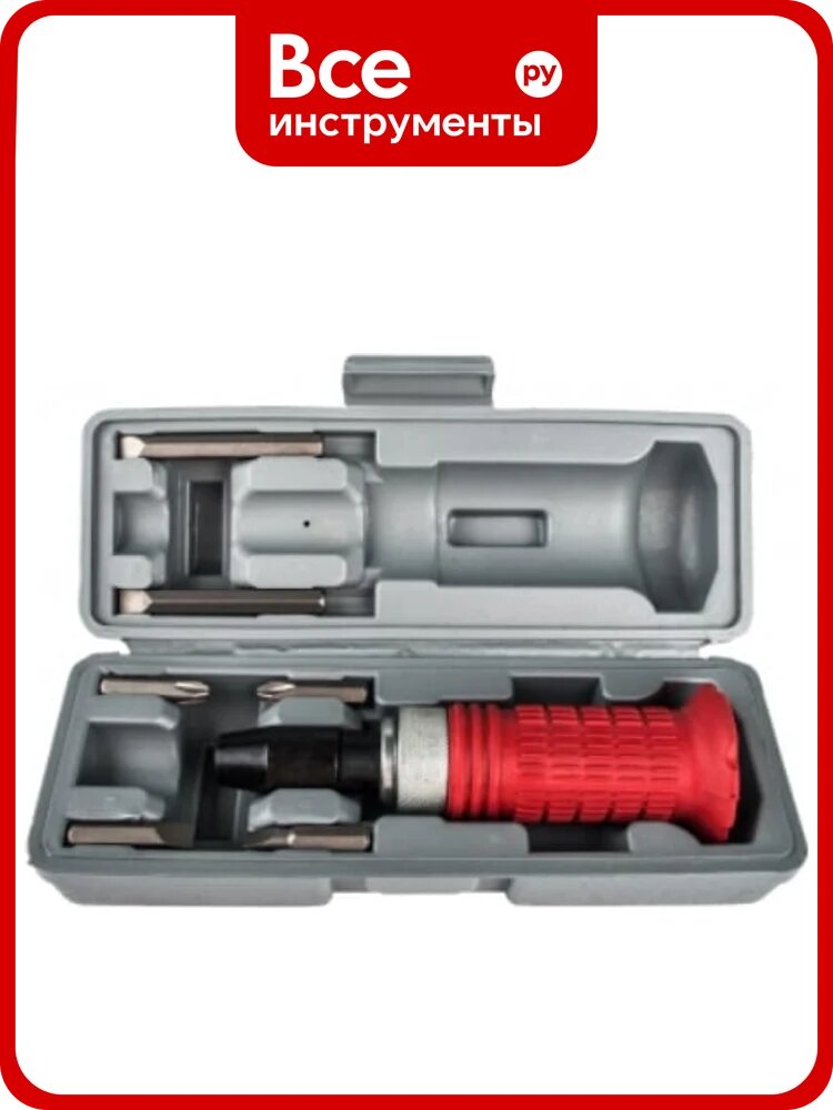 Отвертка Sturm 1040-10-S7 ударно-поворотная 1/2" с битами