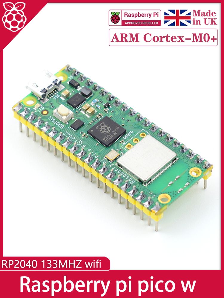 Встроенные кабели Raspberry Pi Pico W Ряд сварных штифтов RP2040