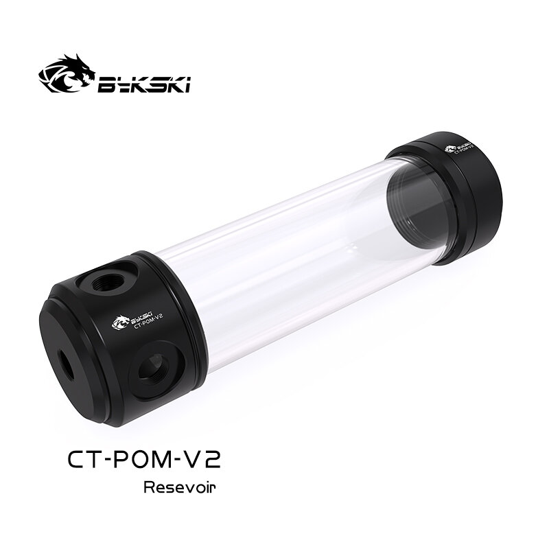 Bykski CT-POM-V2 Цилиндрический резервуар для воды с водяным охлаждением 200MM