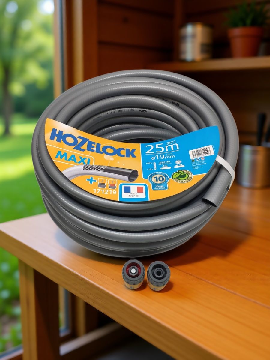 Шланг HoZelock 171219 TRICOFLEX MAXI 3/4" 25м+коннекторы в комплек.
