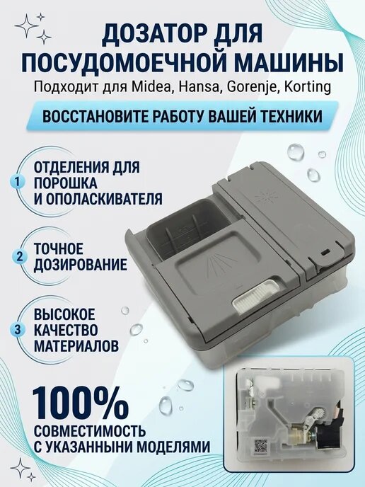 Дозатор моющих средств для посудомоечной машины