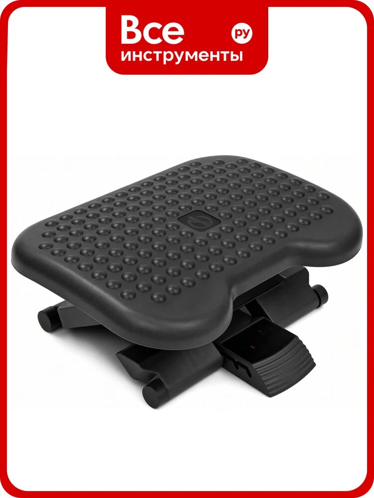 Подставка для ног PETROLL Proflex Relax, АБС-пластик, массажная, черная