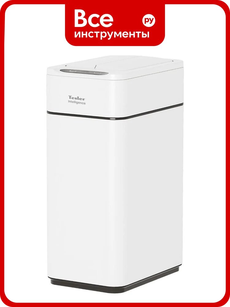Сенсорное ведро для мусора TESLER STB-2012 WHITE 00000203651