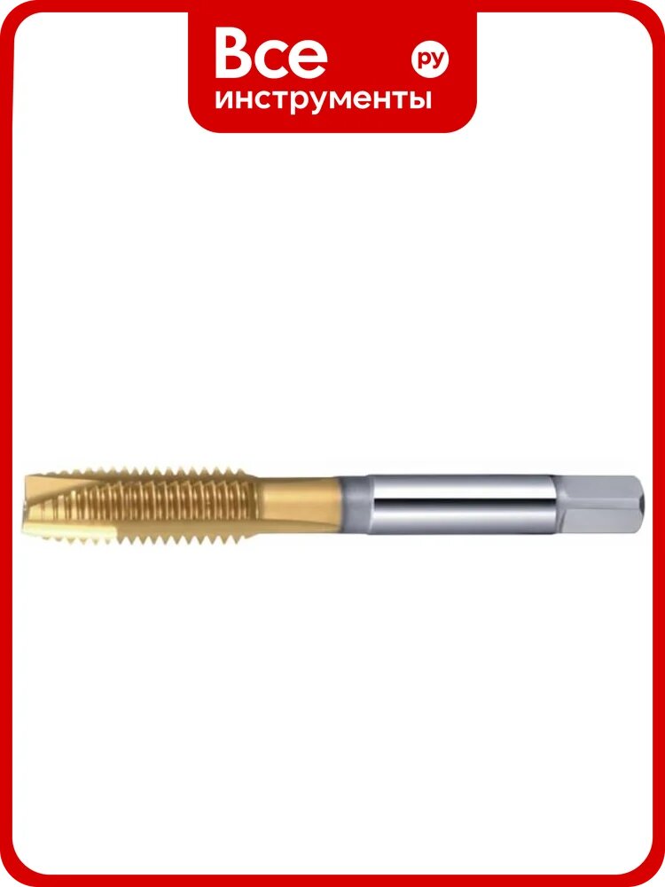 Метчик DESKAR м/р 12х1,75 скв 6H DIN376 HSS-E TiN DT12012175 Deskar 00-00073566