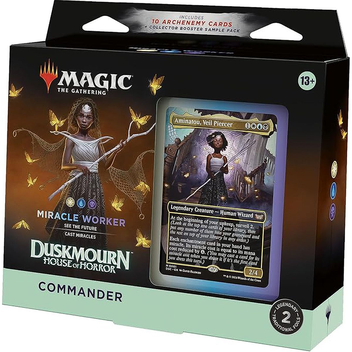 Magic The Gathering: Commander Deck Miracle Worker MTG издания Duskmourn: House of Horror на английском