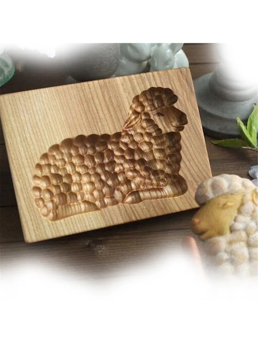 Форма для курабье печенья деревянная